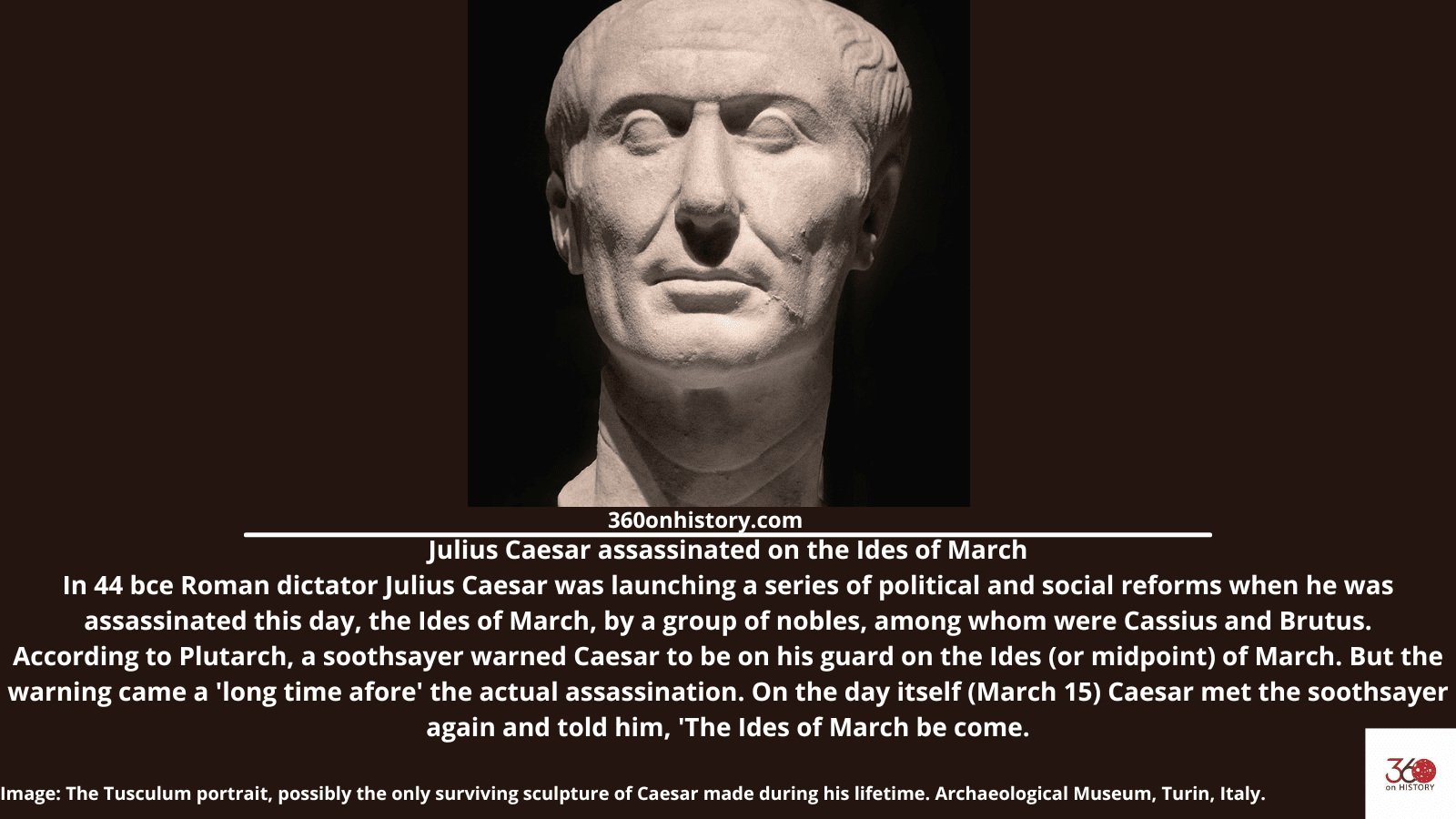 Ides of March and the Assassination of Julius Caesar | 360 on History